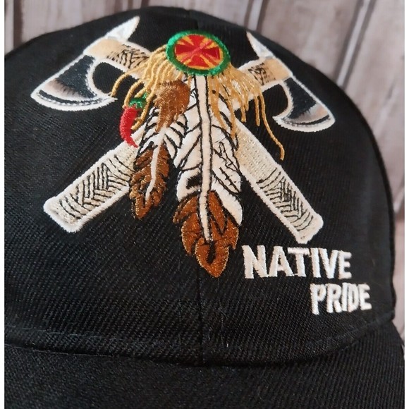 Joycap | Accessories | Joycap Adjustable Hat Black Native Pride Cap ...